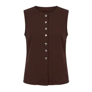 ASHITA FERNANDES Espresso Top - Brown