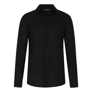 MAISON TANGERINE S Linen Shirt - Black