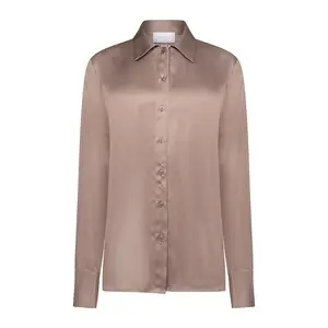 ROSES ARE RED Brown / Gold / Neutrals The Taupe Shirt - Brown/gold