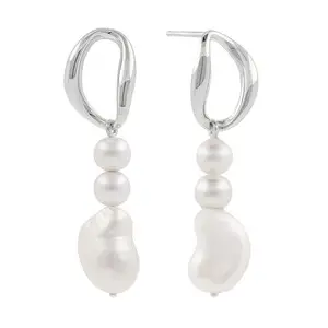Cote Cache Silver Earrings