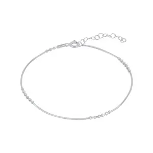 SPERO LONDON Six Beads Sterling Bracelet - Silver