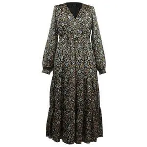 SMART AND JOY Liberty Print Blouse Dress