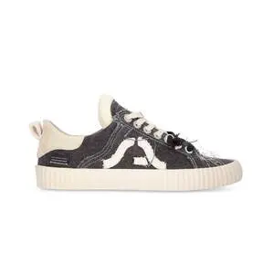 SPRINGA | UNIQUE VULCANIZED SNEAKERS ITALIAN HANDMADE Wavy Olona Sneakers - Black