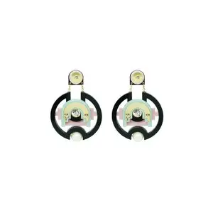 GISSA BICALHO Black / Green Handmade Acrylic Earring Hoops Tikal / Black And Green - Black/green