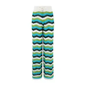 SHOONI Suki Crochet Wide Leg Trouser