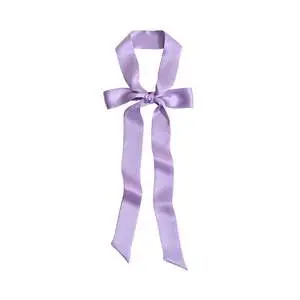 LOST PATTERN La Collectionneuse" Silk Ribbon Scarf - Purple