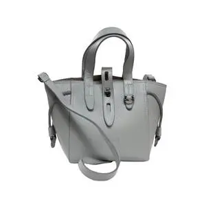 HAMEL ATELIER Spiga Leather Tote Bag - Grey