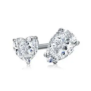 VIVIANA HALIL The Emelia Premium Zirconia Ring In Sterling - Silver