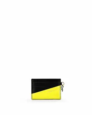 PIMPINICCHIO NEWYORK Fulton Card Case - Black/yellow