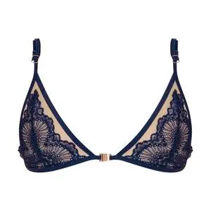 IVY SWIMWEAR Bianca In Navy Lace Top - Blue