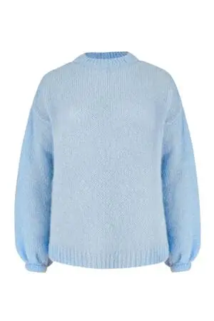 SALANIDA Melody Soft Mohair Jumper Sky - Blue
