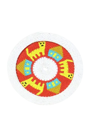 Botanical Boys Zulu Telephone Wire Plate Twenty Six One - Brown
