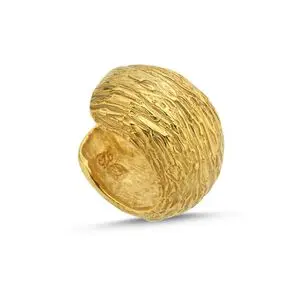 LINYA JEWELLERY Fery Striped Cartilage Earring - Gold