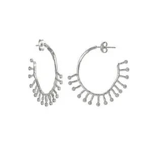 Spero London Textured Earrings