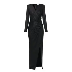 AGGI BY HALEWSKI Scarlet Pearl Maxi Dress - Black