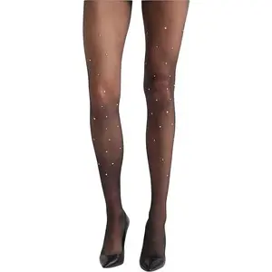 HIGH HEEL JUNGLE BY KATHRYN EISMAN Crystalize Sheer Tight - Black