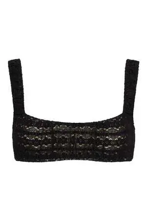 MONTCE Daisy Lace Zoe Bikini Top - Black