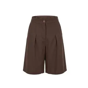 MONLICIA Vera Tencel Bermuda Short - Brown