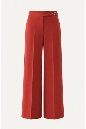 EXQUISE Avayah Tailo Pocketed Pants - Red