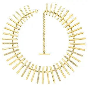 LUCY QUARTERMAINE Large Key Necklace In Vermeil - Gold