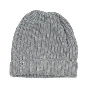 BEL CASHMERE Knitted Cashmere Hat - Grey
