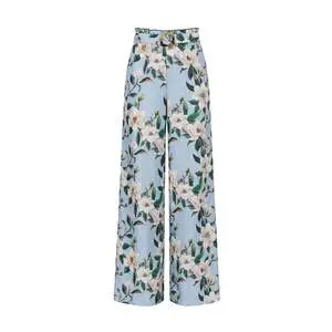 NUR KARAATA Tropic Twist Pant - Blue