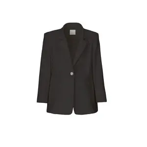 VESTIAIRE D'UN OISEAU LIBRE Wool Oversized Jacket - Black