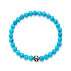 NIALAYA JEWELRY Wristband With Turquoise And