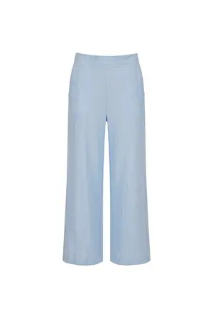 JAMES LAKELAND Relaxed Pull-on Trousers – Powder - Blue