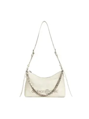 Orange Cube Shoulder Bags