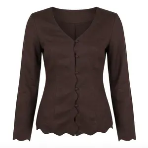 ASHITA FERNANDES Arz Top – Strength & Sophistication In Linen - Black