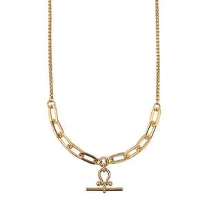 IN CAUDA VENENUM Enki Necklace - Gold