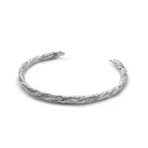 EVA REMENYI Archaic Solid Bracelet Silver