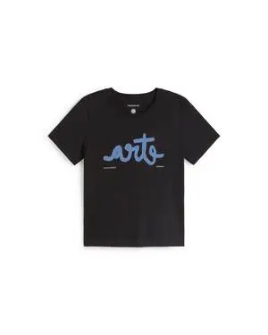 THINKING MU T-shirt Art Ida - Black