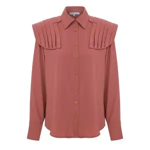 MAAN ISTANBUL Naomi Silk Shirt - Red