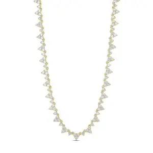 SHYMI Cluster Tennis Necklace - Gold