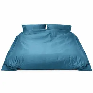MARSHMELLOW FABRICS Duvet Cover Set- 300 Threads Sateen - Blue