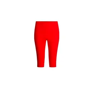 THE KOOZY Charlotte High Waist Shorts In Sunset - Red