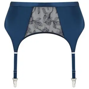 VOLLERS THE CORSET COMPANY LIMITED Aria Suspender Belt - Blue