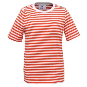 SMART AND JOY Striped Cotton T-shirt