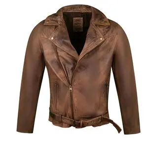 ZASTASTUDIO Blended Malt Biker Leather Jacket