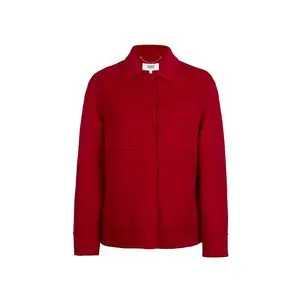 GUARDS LONDON Joanna Wool Cashmere Short Jacket - Red