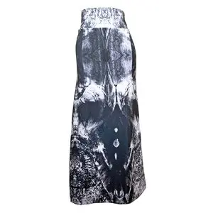 BABS BOUTIQUE NYC Black / White / Grey Bodycon Stretch Skirt Nature - Black/white/grey