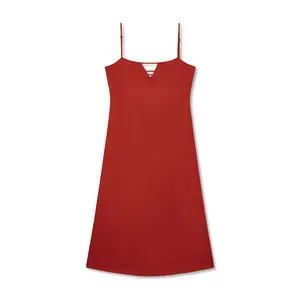 MARIANNE BY MARIE JORDANE Karma Open-back Midi Dress - Red