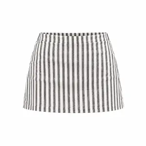MANUELA CABRALES Heliconia Block Print Mini Skort