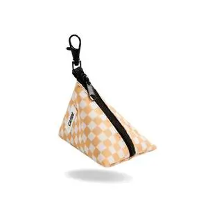 CAFIDE Poop Bag Carrier Recycled Pet Peach Design, Juno - Orange