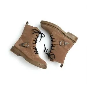 BY VIRGO Dasara Handcrafted Leather Boot - Brown