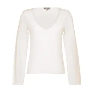 ANSE VICTORIN Odette Silk Cashmere Pullover Cream
