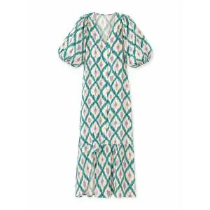 Mind Traveler Mica Turquoise Dress - Blue
