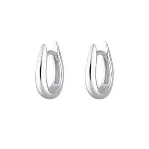 SCREAM PRETTY Claw Huggie Earrings - Silver